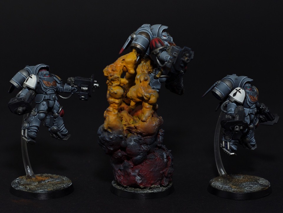 Primaris Space Marine Inceptors Painted Space Wolves 40k space marines ...