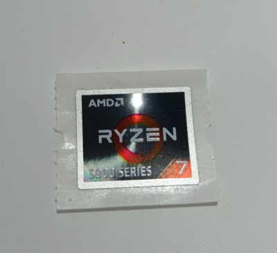 NOS GENUINE AMD RYZEN 7 5000 SERIES STICKER - UK SELLER | eBay UK