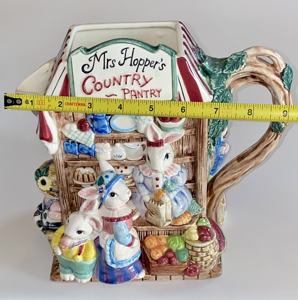 Fitz and Floyd Old MacDonald's Country Fair Pitcher /Mrs Hopper’s ...