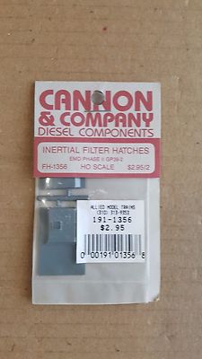 Cannon & Company HO Inertial filter hatches EMD phase 2 GP39-2 #FH-1356 ...