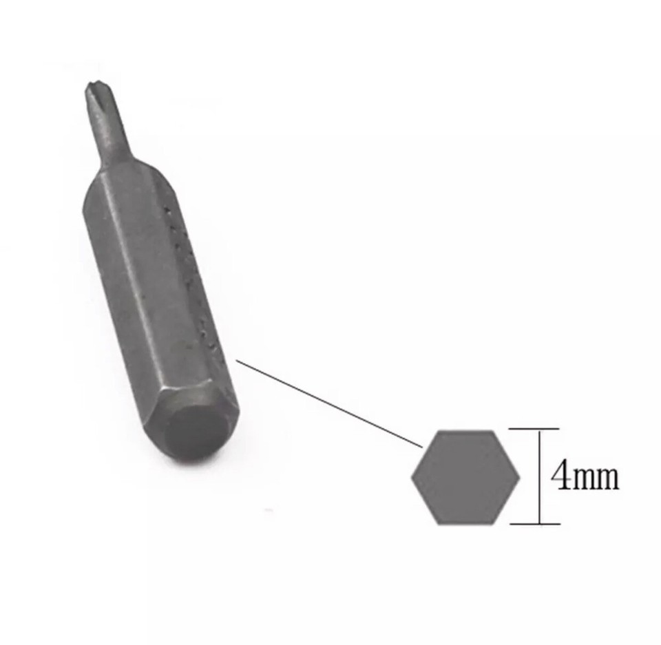Screwdriver Micro Bits 10pc 5/32" Hex 4mm Shank Y0.6/Y000 for iPhone 11 ...