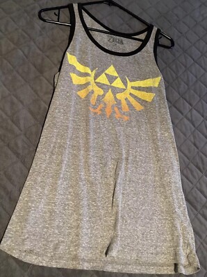 Zelda Grey Mens Tank Top Small | eBay