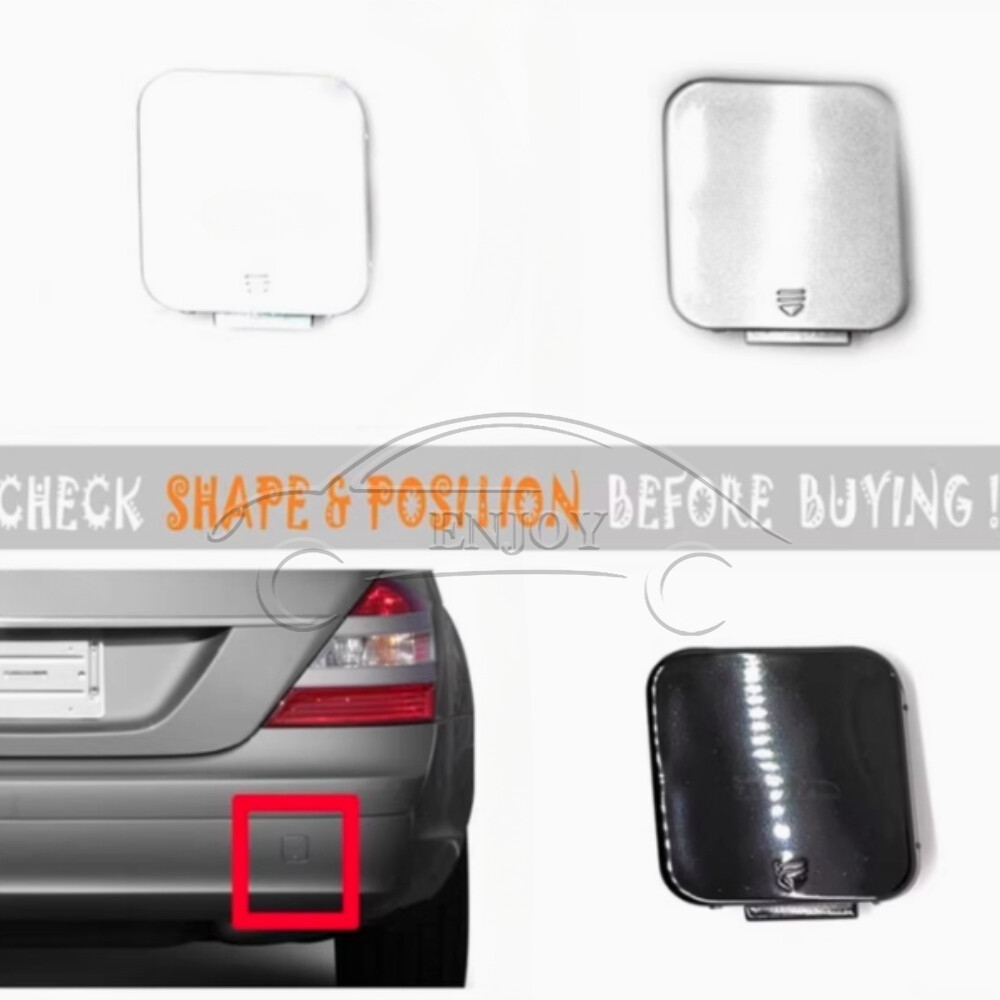 Rear Bumper Tow Hook Eye Cover Cap For 2000-2006 Mercedes-Benz S-class ...