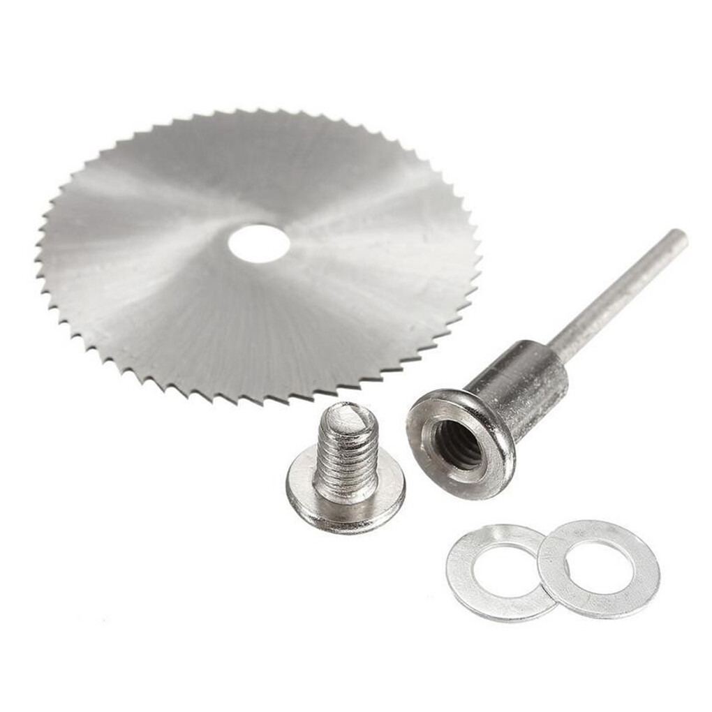 7PCS 22-50mm HSS MINI Circular Saw Blade Cutting Discs Set and Mandrel ...