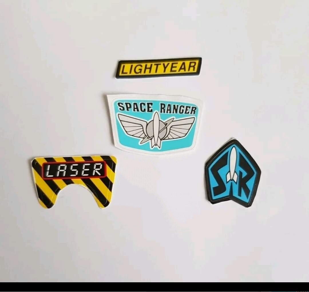 Buzz Lightyear Replacement Sticker Set - BEST QUALITY - Toy story | eBay