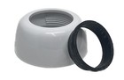 2" Flush Pipe Coupling Nut and Rubber Washer for 2" Cistern Syphon ...