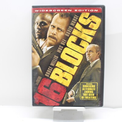 16 Blocks (DVD, 2006, Widescreen) Bruce Willis 12569810402| eBay