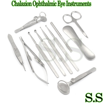 Chalazion Ophthalmic Eye Instruments Cataract Surgery Set 12 pcs | eBay