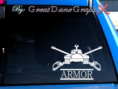 Armor Military Tank -Vinyl Decal Sticker -Color Choice -HIGH QUALITY | eBay