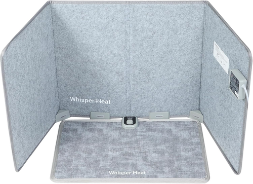 Whisper Heat Complete Set - under Desk Warmer and Heated Floor Mat ...