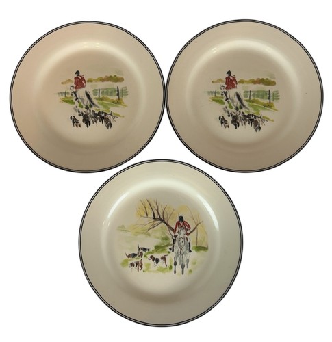 Mary Carol Home Collection Dinner Plates Equestrian Hunting Scene 2011 ...
