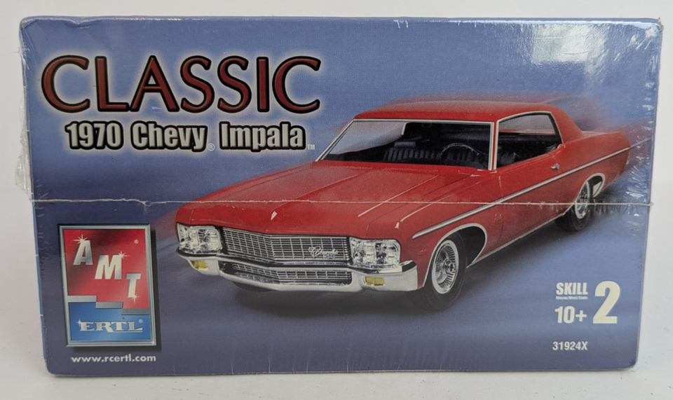 New in Box AMT-ERTL 1970 Chevy Impala 1:25 Model Kit Factory Sealed NIB ...