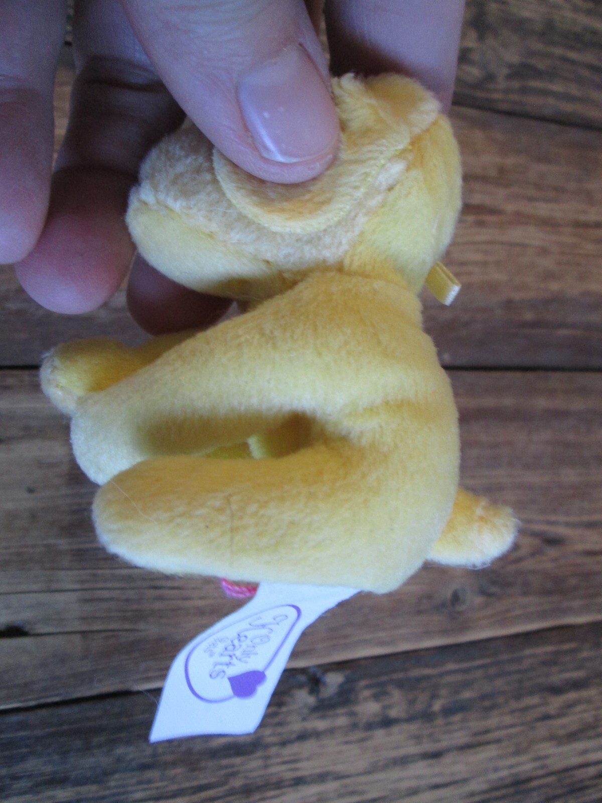 Only Hearts Pets Mini 3" Yellow Dog McDonalds Plush Puppy Hook & Loop ...