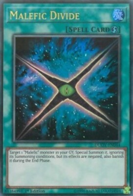 Yugioh-Malefic Divide-Ultra Rare-1st Edition-DUOV EN044 (LP) | eBay UK