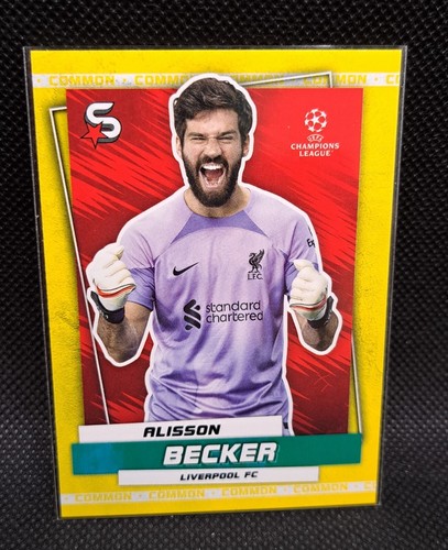 Alisson Becker card common - Liverpool - Topps UCL Superstars Season 22 ...