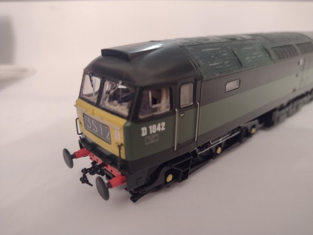 Bachmann 32-806 Class 47 D1842 BR 2 Tone Green Small Yellow Panel ...