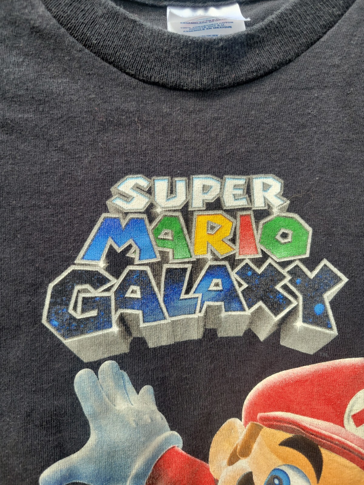 2008 Nintendo Vintage Super Mario Galaxy Promo Shirt … - Gem