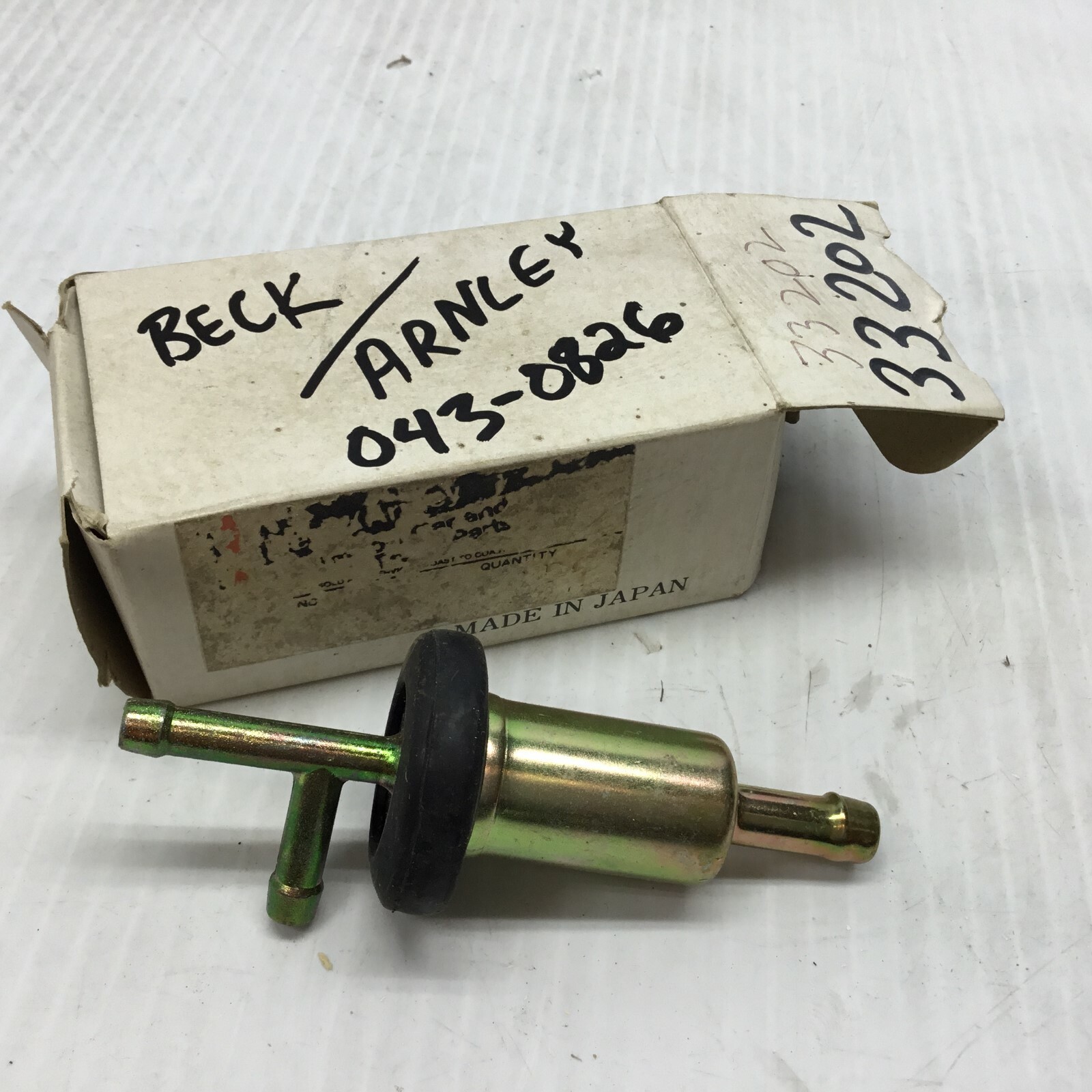 Beck Arnley 043-0826 Fuel Filter Replaces G3840 33202 F20252 G343 ...