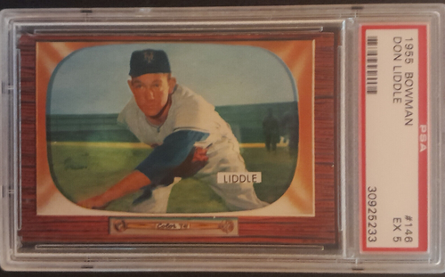 1955 Bowman - #146 Don Liddle PSA 5 | eBay