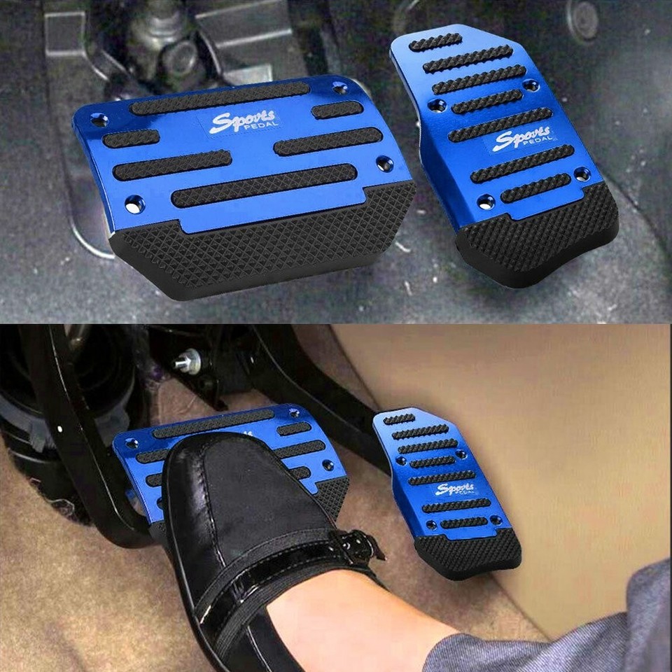 2pc Non Slip Gas Automatic Brake Foot Pedal Pad Cover Car Universal ...