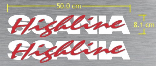 Highline Window Decals / stickers - suitable for Scania truck | eBay UK