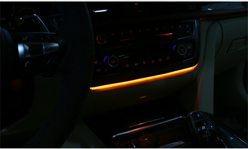 Dual Color Adjustable Door LED Ambient Light For BMW 3 Series F30 F31 ...