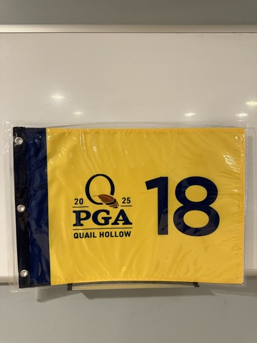 Scottie Scheffler 2025 PGA CHAMPIONSHIP Quail Hollow Pin Flag Auto Golf ...