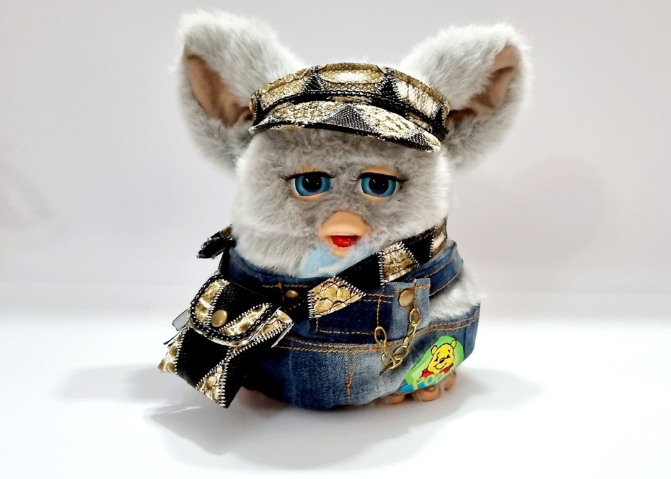 Furby 2005, custom furby, Sleepy Blue Furby, gift ideas, furby custom ...