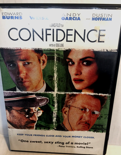 CONFIDENCE DVD Andy Garcia Dustin Hoffman Ships free Same Day with Tracking | eBay