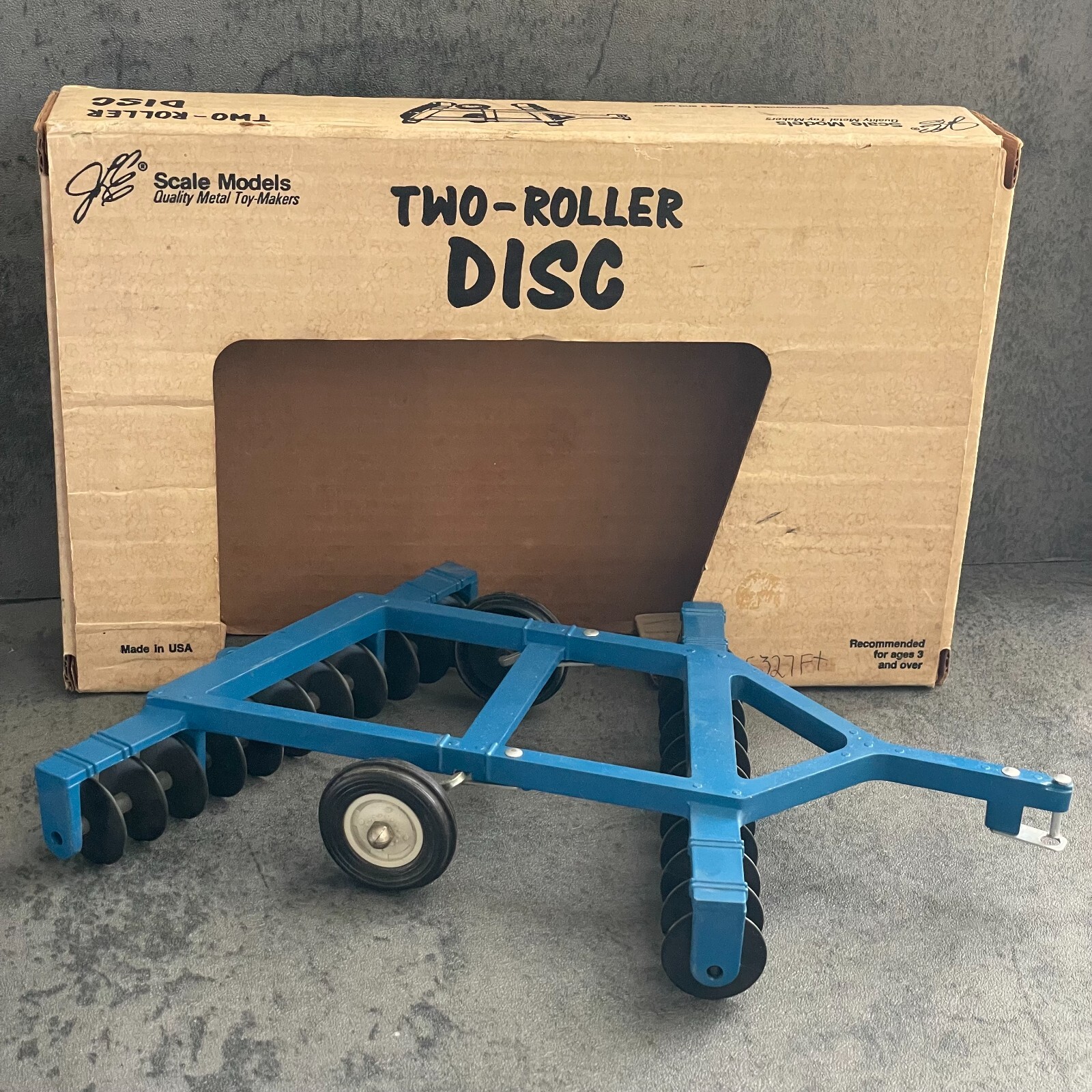 Vintage 80s Ford Tractor 2-Roller Disc 1/16 by Scale Models NOS In ...