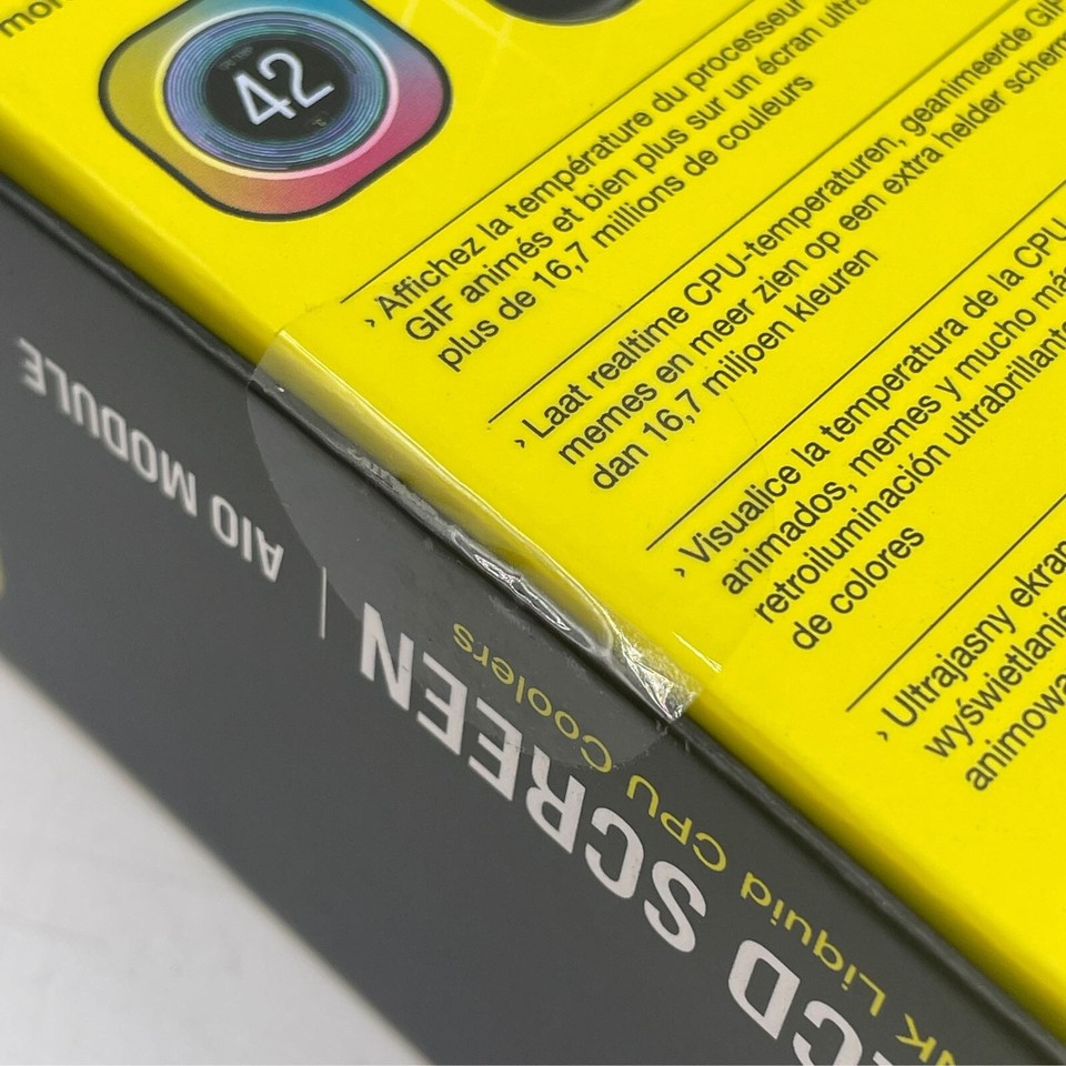 CORSAIR iCUE Link AIO LCD Screen Module - 2.1” IPS LCD Screen - Black ...