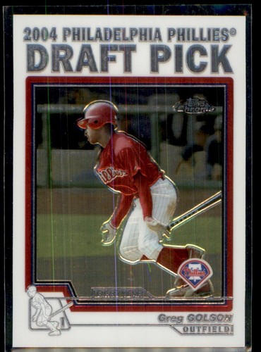 2004 TOPPS CHROME TRADED GREG GOLSON RC PHILADELPHIA PHILLIES #T73 | eBay