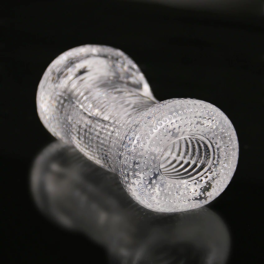 Clear Jelly Male Masturbator Masturbation Stroker Sleeve Sex Toys for ...