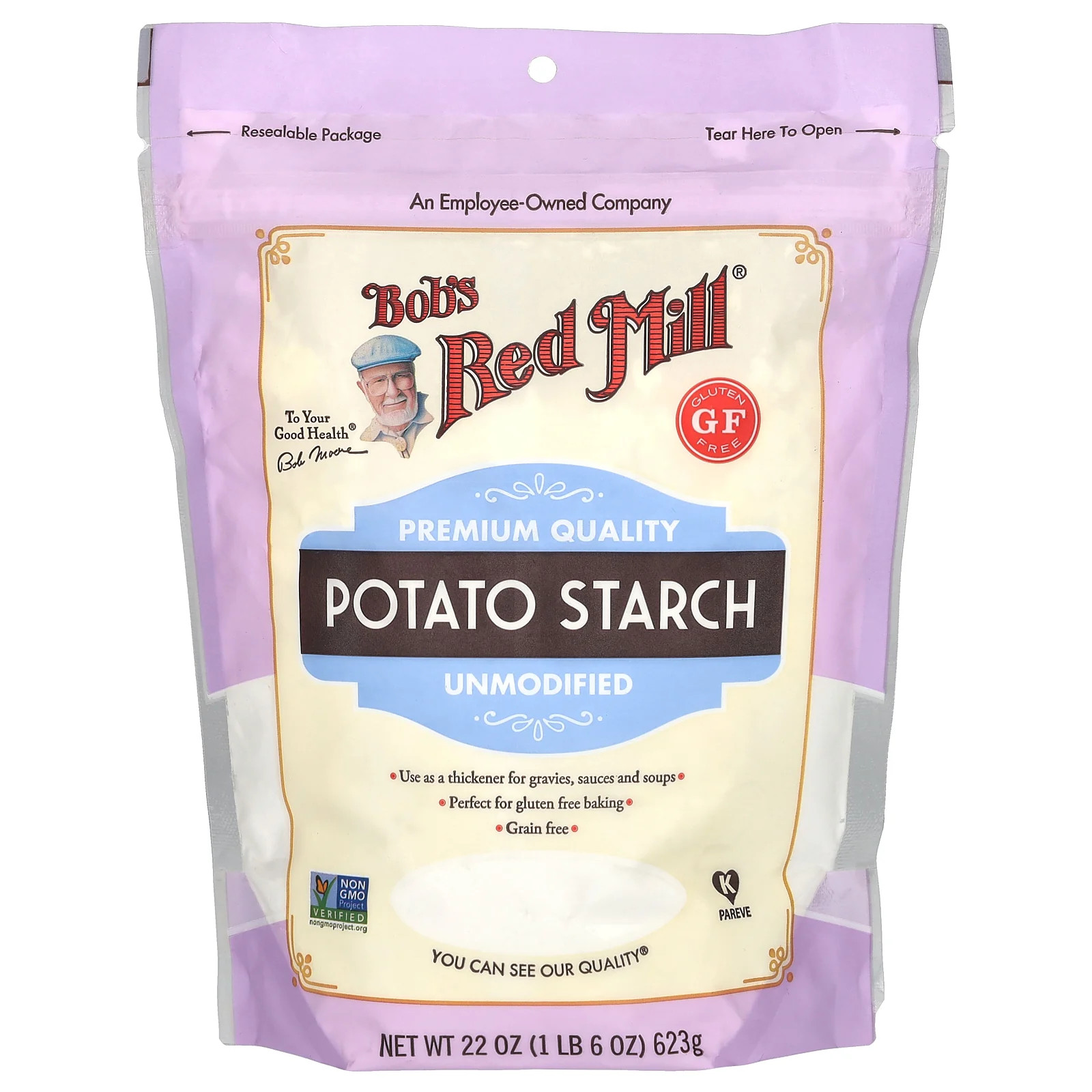 Potato Starch, Unmodified, Gluten Free, 22 oz (623 g) | eBay