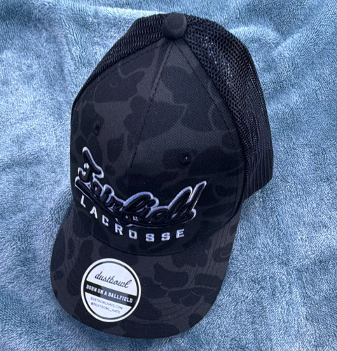 Richardson Fairfield Lacrosse Trucker Snapback Hat Black Camo ...