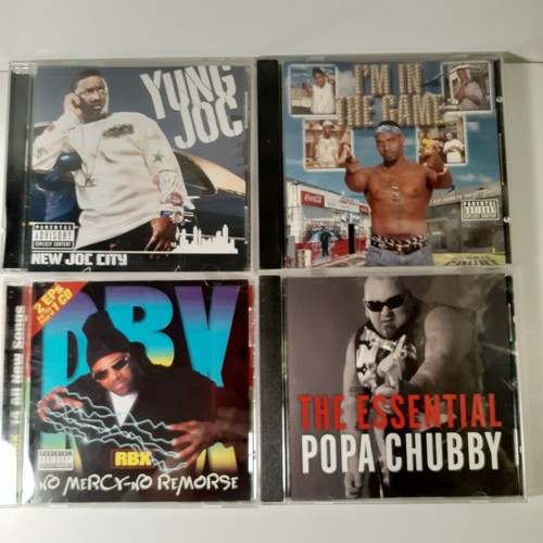 LOT of 4 RAP Hip Hop CDs: YUNG JOC - RBX - POPA CHUBBY- I'M IN THE GAME ...