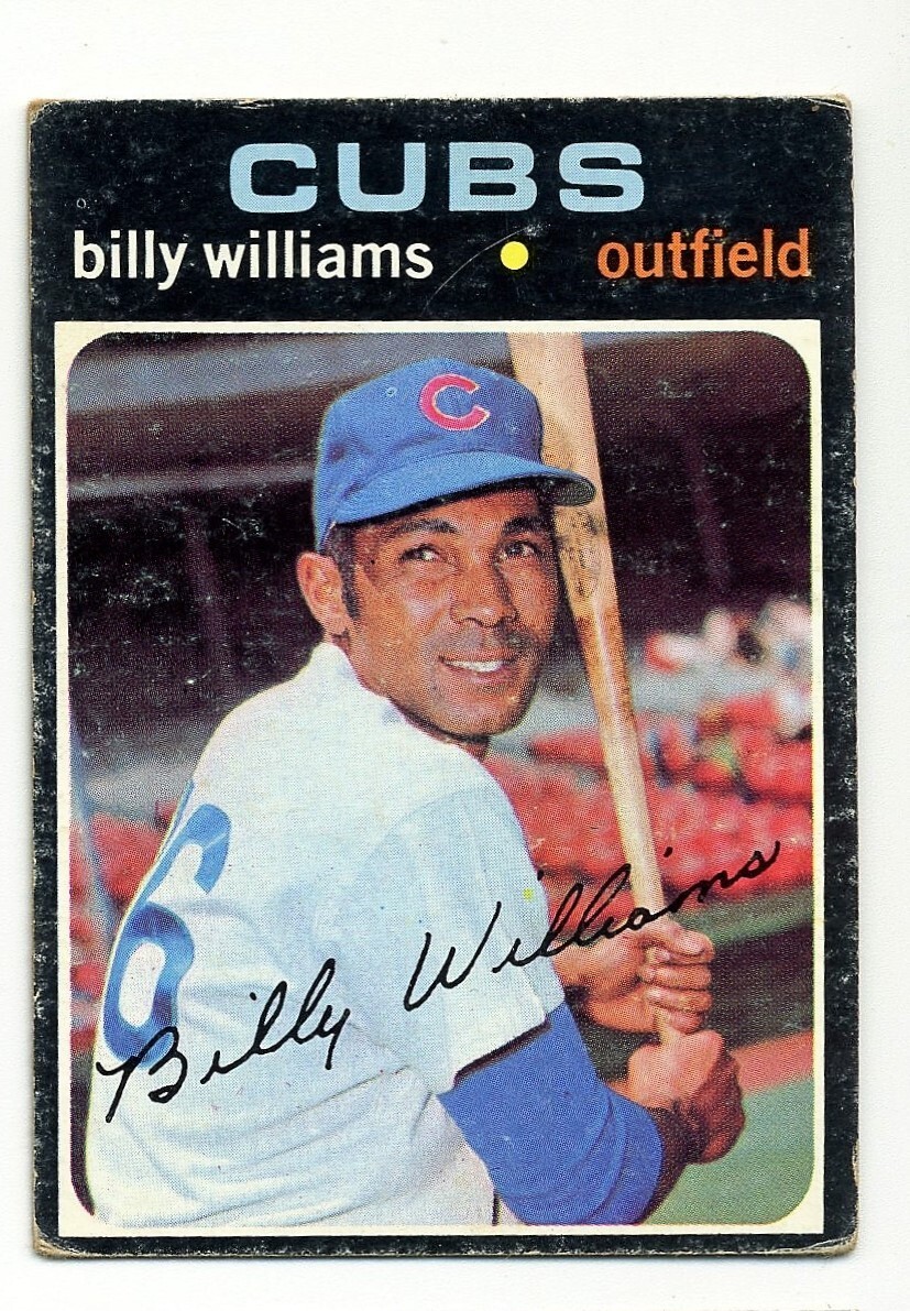 1971 TOPPS CHICAGO CUBS BILLY WILLIAMS #350 VG+ GRADE HALL OF FAME | eBay
