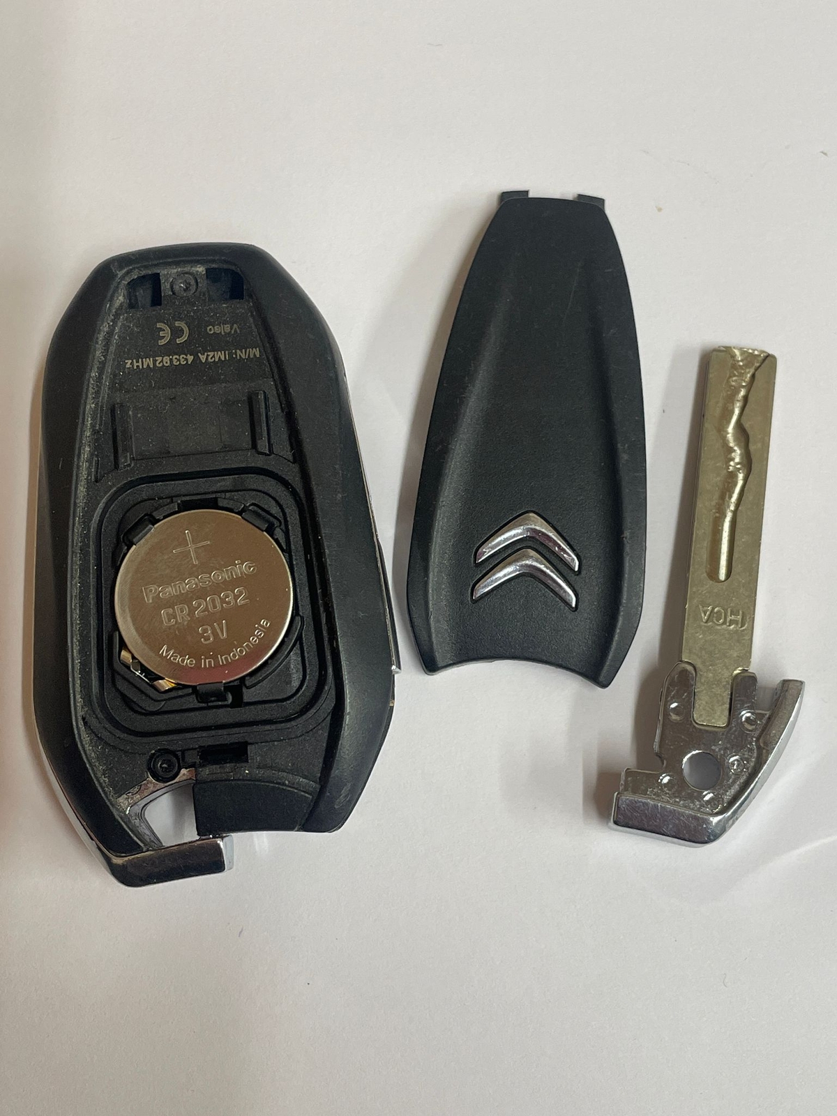 GENUINE CITROEN 3 BUTTON REMOTE SMART KEY FOB TESTED & WORKING! VALEO ...