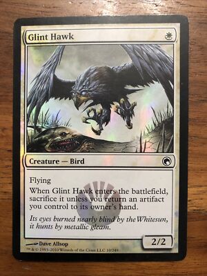 Glint Hawk x1 *FOIL* MTG Scars of Mirrodin 1x Magic Near Mint NM | eBay