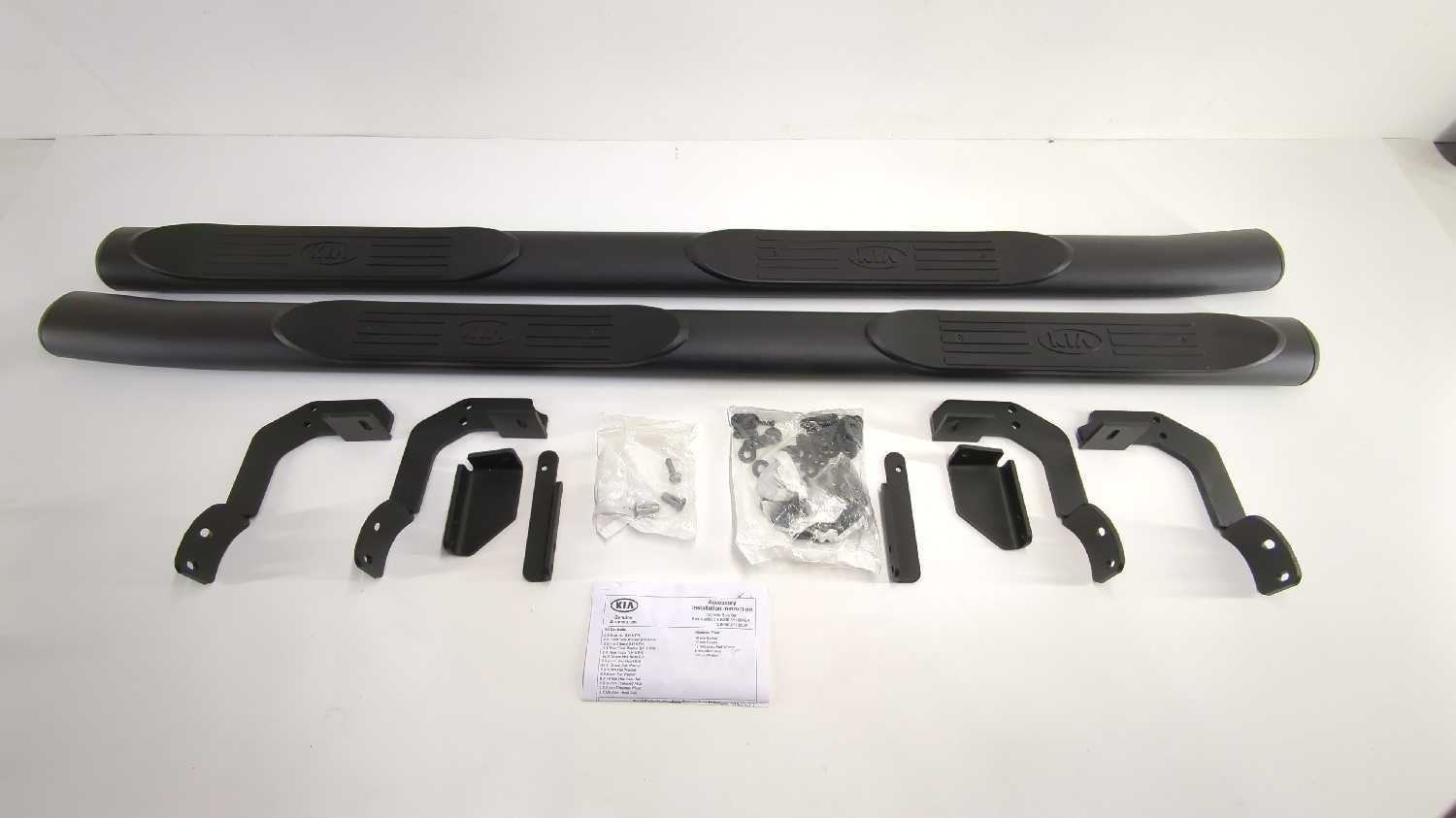 New OEM Genuine Kia Side Steps Kit 2007-2009 Sorento Black Pair UB030 ...