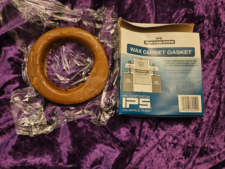 NEW IPS WATER-TITE STANDARD WAX CLOSET GASKET-RWG-1 Fits Floor-Type ...