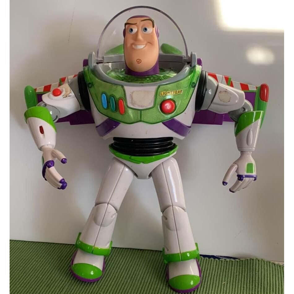 Disney Toy Story Buzz Lightyear Talking Pixar Action Figure 12” | eBay