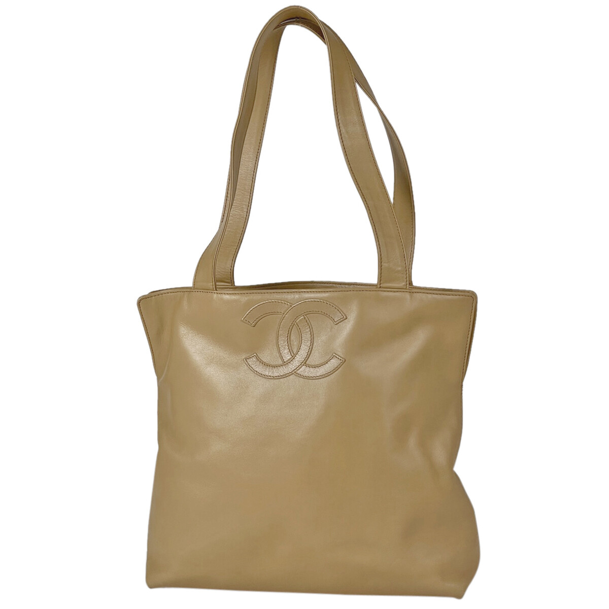 CHANEL (Interlocking) CC logo Tote Bag CC mark Shoul… - Gem