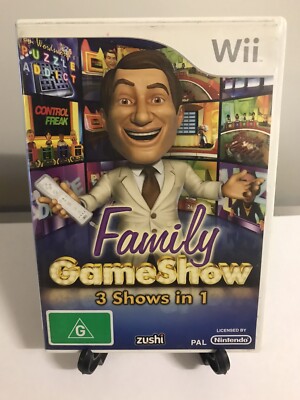 Family Gameshow Wii Game Nintendo Wii 3 Shows In 1 Complete Tested ...