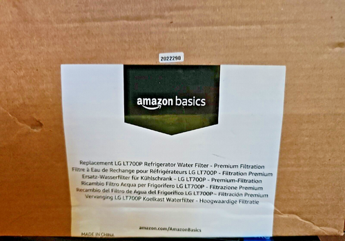 AmazonBasics Premium Replacement LG LT700P Refrigerator Water Filter ...