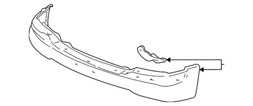 GM Front Bumper Impact Bar 12335826 | eBay