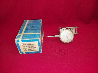 FOWLER DIAL INDICATOR WITH MAG BASE LATHE MILL MACHINIST | eBay