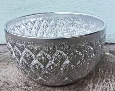 8" Silver Water Scooping Bowl, Thai Style – Songkran Festival and Daily ...