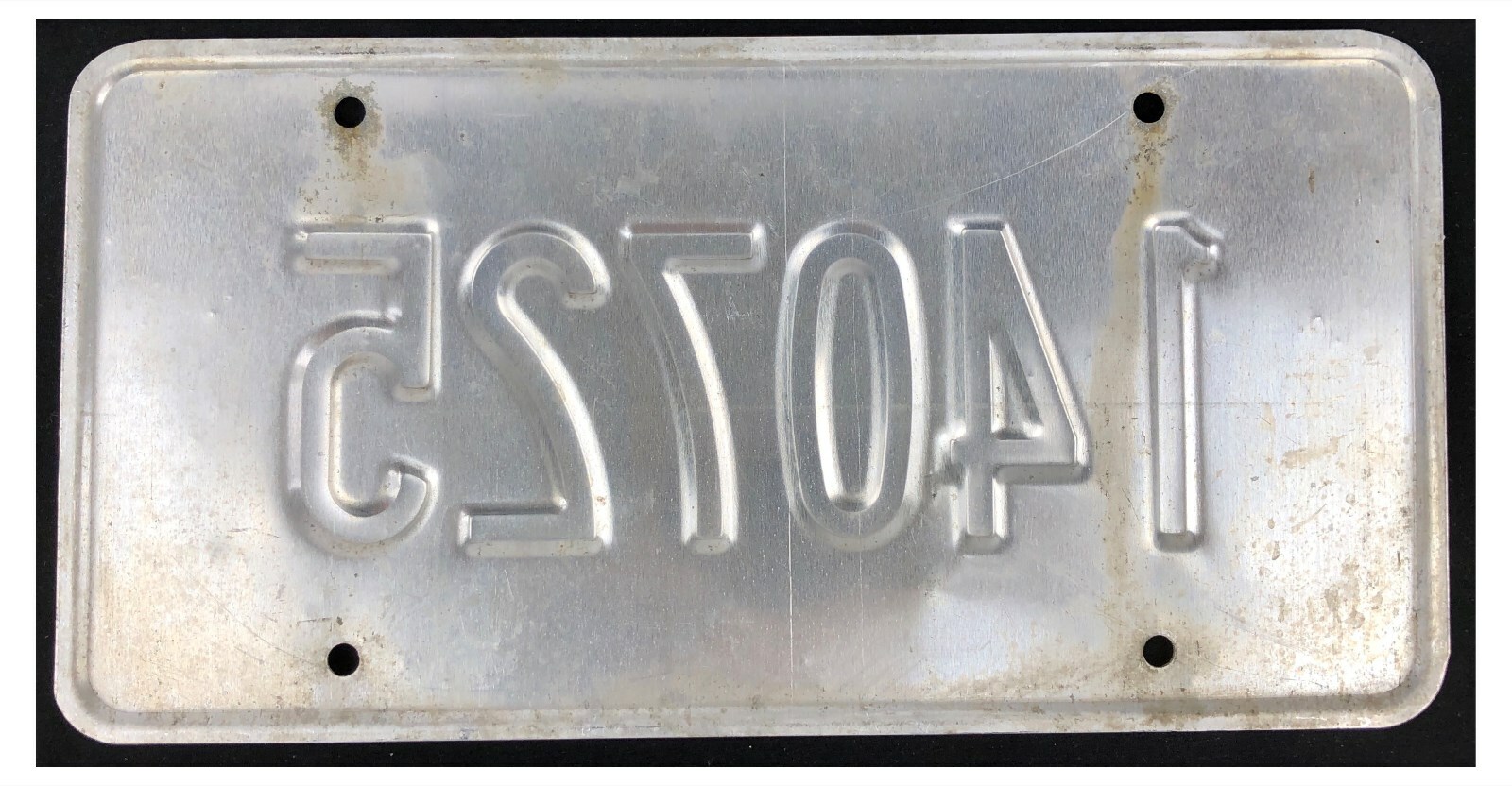 Indiana EARLY 2000's PERMANENT APPORTIONED TRUCK License Plate 140725 ...