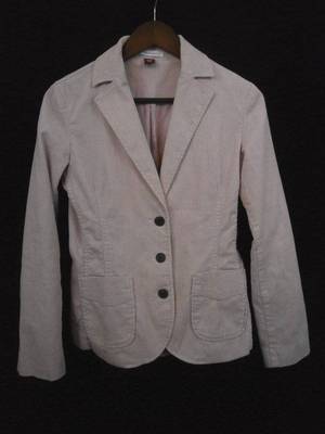 H&M LOGG Pink Corduroy Jacket Women's 8 Tailored Lined | eBay